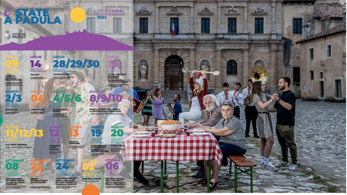 Padula, ecco il programma completo degli eventi in programma - Cilento Post