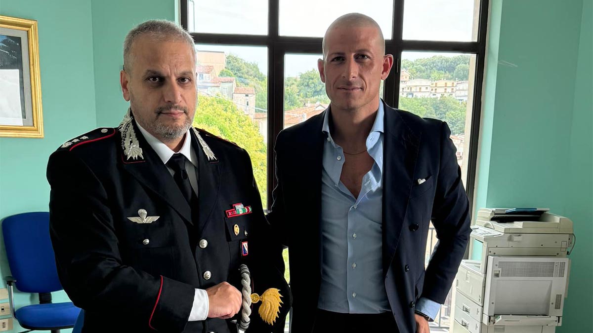 Futani, il neo-comandante del Gruppo Territoriale il Ten. Col. Valerio ...