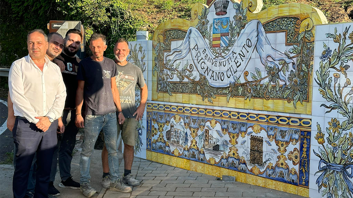 Prignano Cilento, una nuova opera di Alfonso Stile dà il benvenuto ai ...
