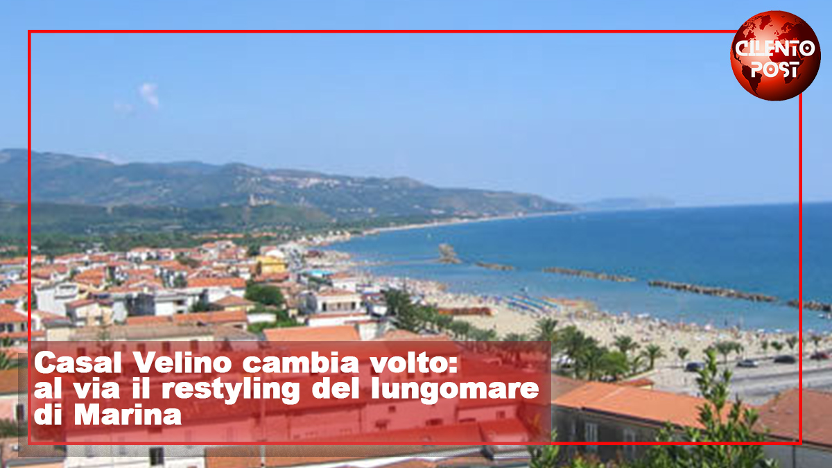 Casal Velino cambia volto: al via il restyling del lungomare di Marina ...